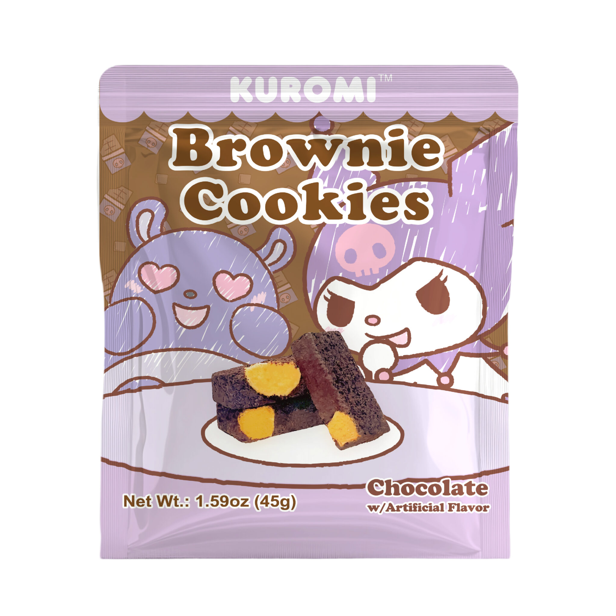 Kuromi Chocolate Brownies Cookie – Gemini Food Corporation